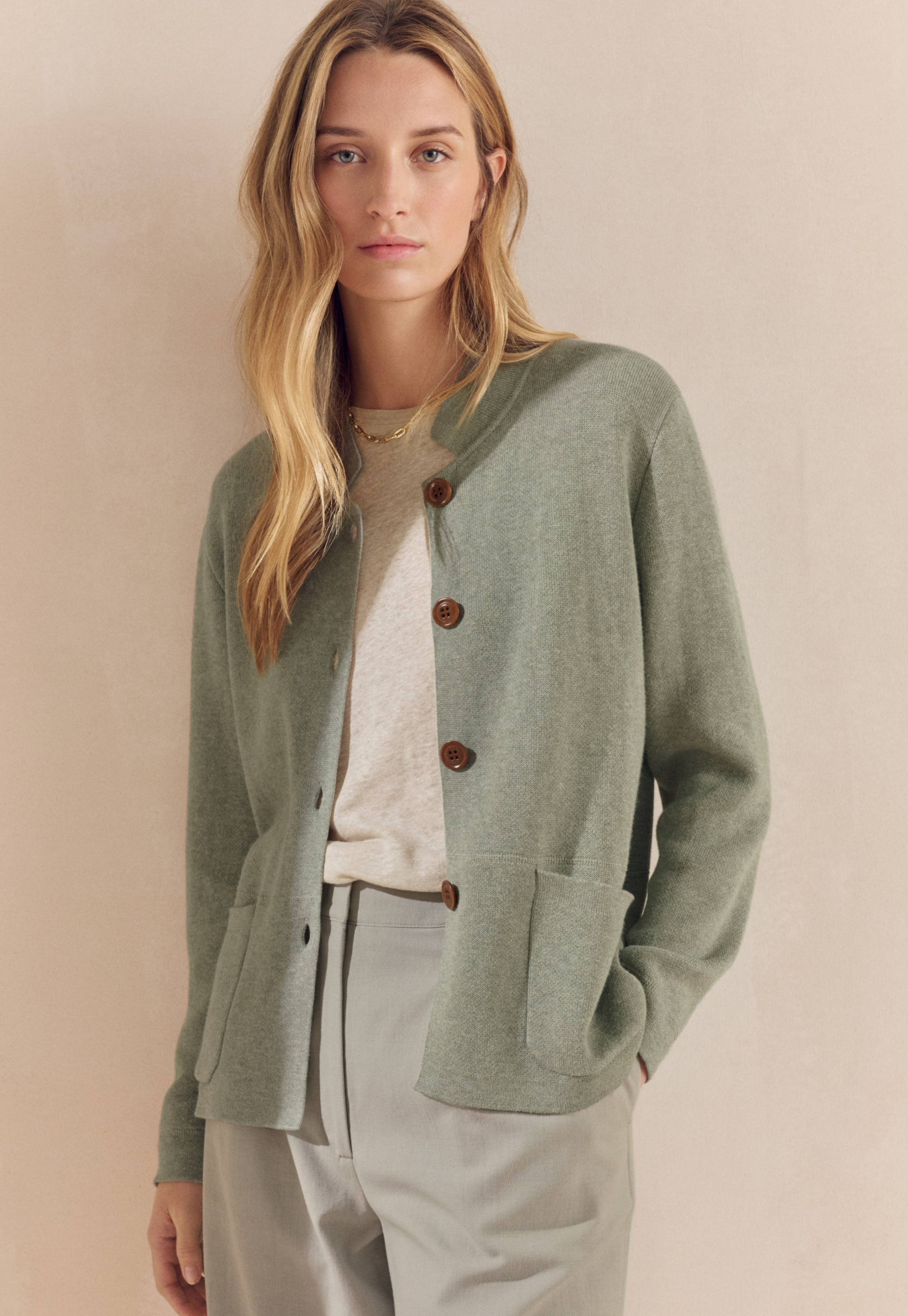 Poetry - Double-knit cotton jacket Poetry - Double-knit cotton jacket